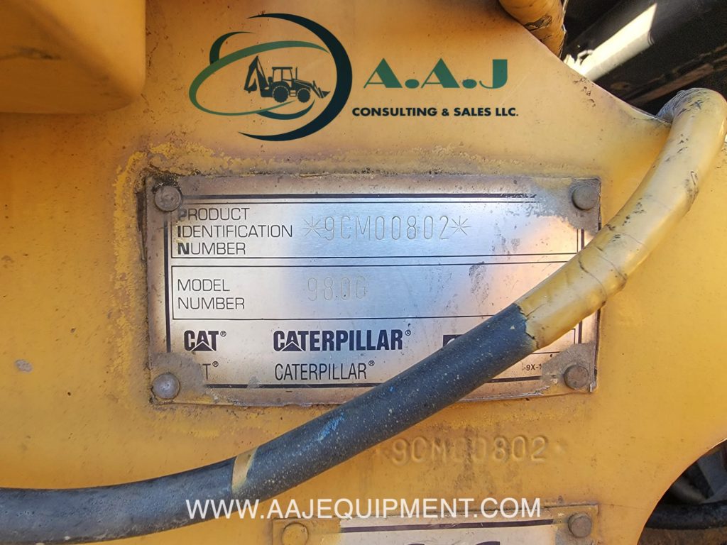 WHEEL LOADER CATERPILLAR 980G (Parts) * AAJ CONSULTING & SALES LLC